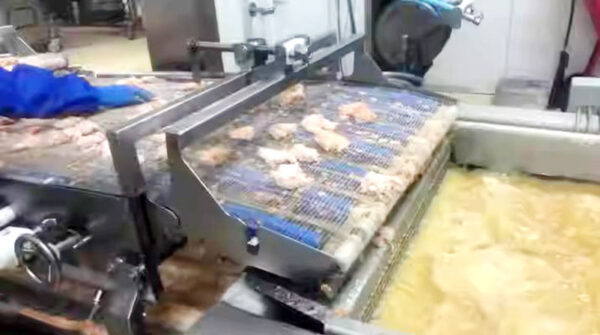 How To Use Continuous Chicken Nuggets Frying Machine? - Meats fryer machine